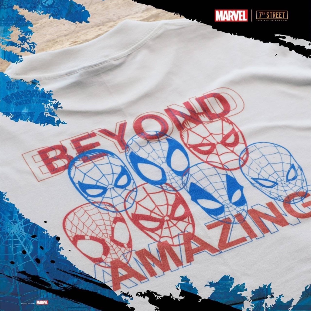 เสื้อยืดแขนสั้น 7thStreet ลาย Beyond Amazing Spider-Man ลิขสิทธิ์แท้ O ...