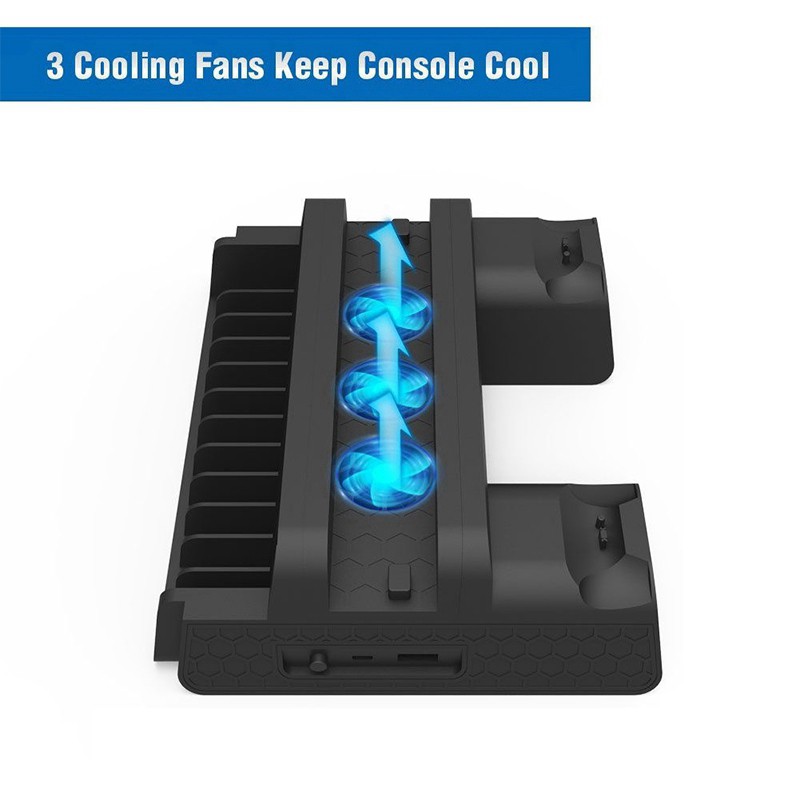 PS4/SLIM/PRO Cooling Vertical Stand Multifunctional Cooler Radiator ...