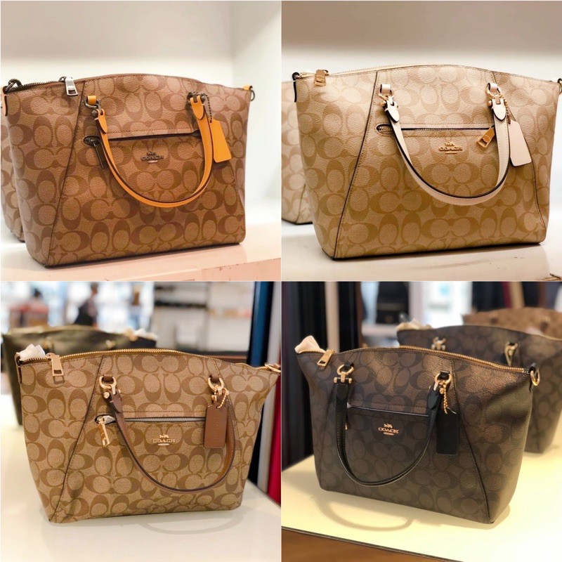แท้100% COACH PRAIRIE SATCHEL IN SIGNATURE CANVAS (COACH F79998 ...