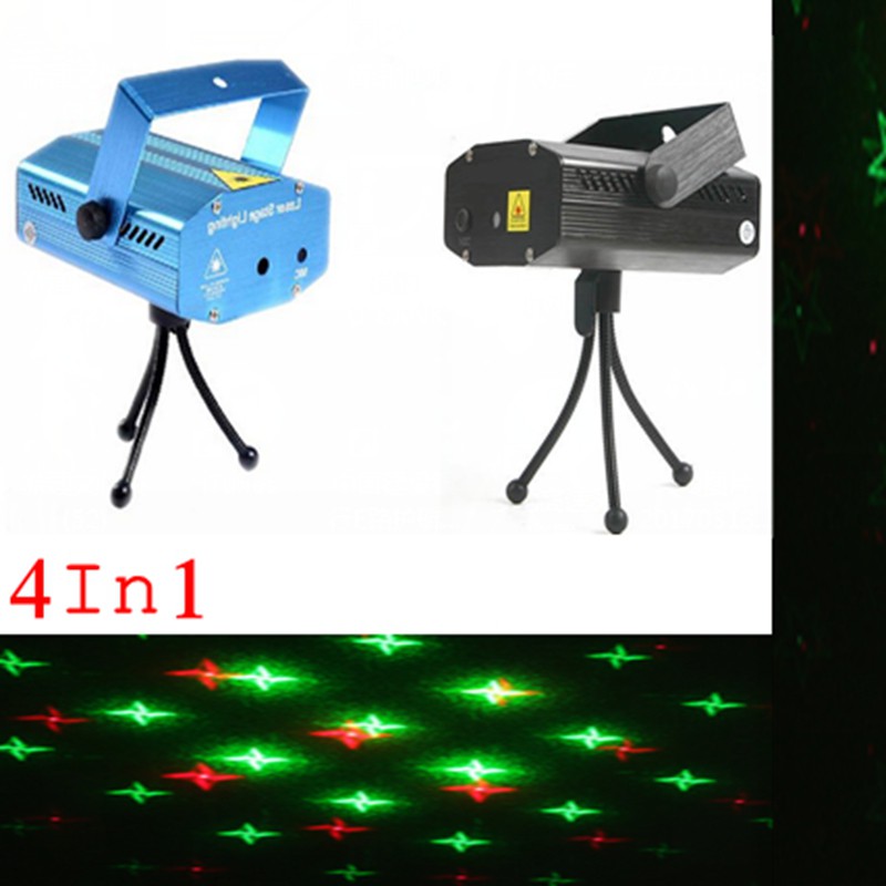 Mini Laser Stage Lighting Blue/Black 150mW Green&Red Laser DJ Party ...