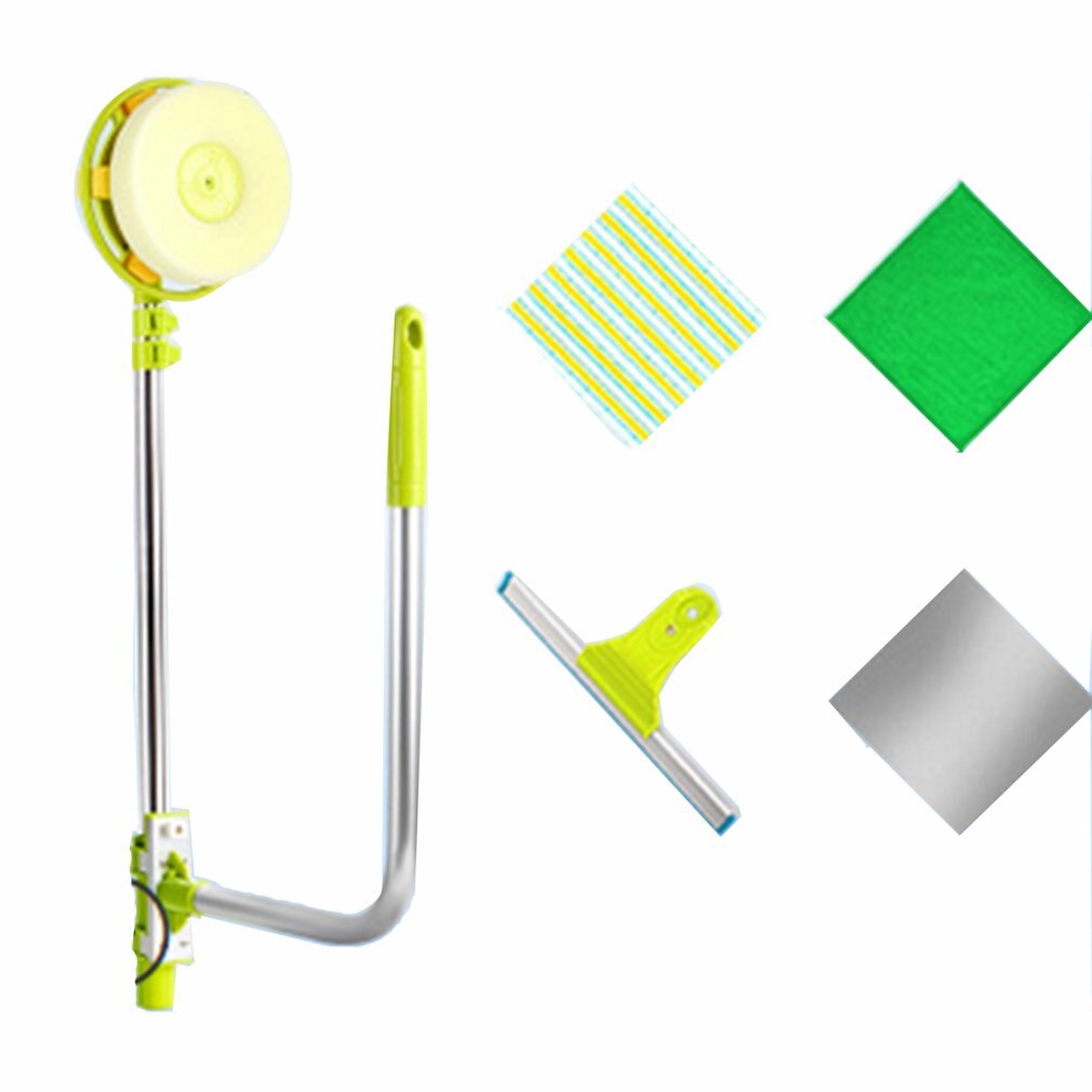 NEW Multi-Functional U Shape Telescopic High-rise Window Glass Cleaner ...