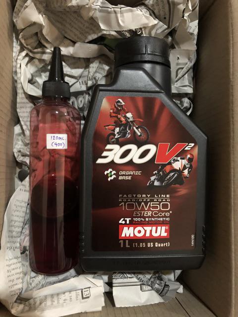 Motul 300V2 Factory Line 10W50 Ester Core ขนาด 1 ลิตร | Shopee Thailand