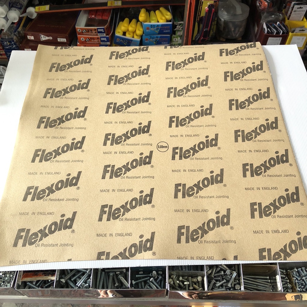 ปะเก็นหนัง ปะเก็นกระดาษ หนา 0.8mm Flexoid England (ของแท้) ปะเก็นน้ำมัน ...