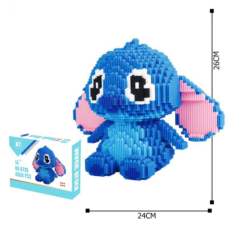 ของเล่น:4000cs+ Magic Blocks Winnie Bear Stitch Angle Figure Dumbo Big ...