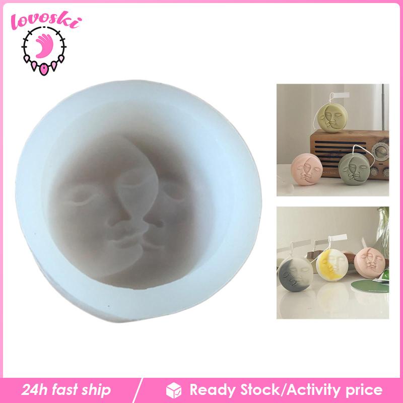 Lov-12-- แม่พิมพ์ซิลิโคนเรซิ่นรูปใบหน้า 3D สําหรับทําเทียน - lovoski.th ...
