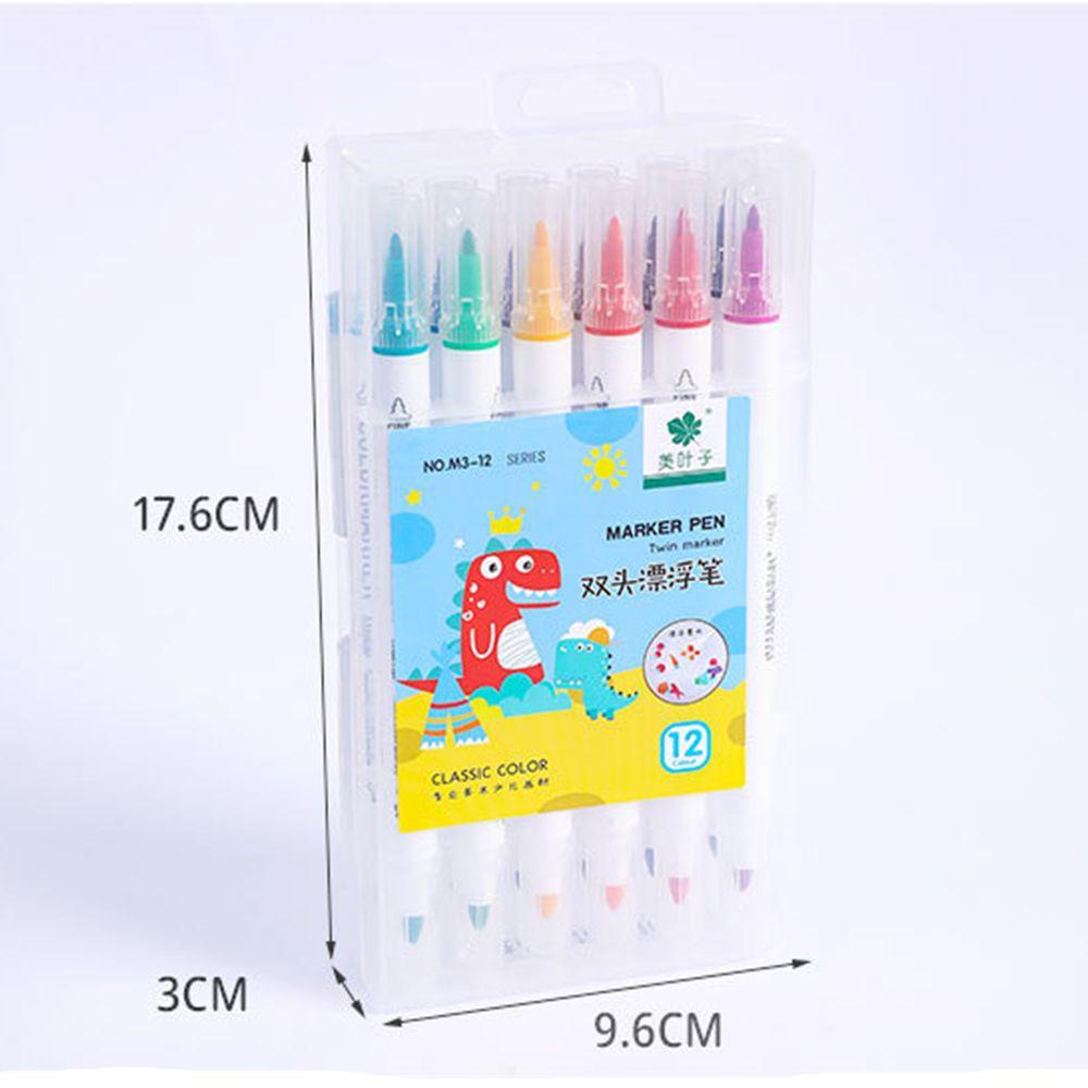 BORAGE 12 Colors Erasable Floating Pen Children's Whiteboard Markers ...