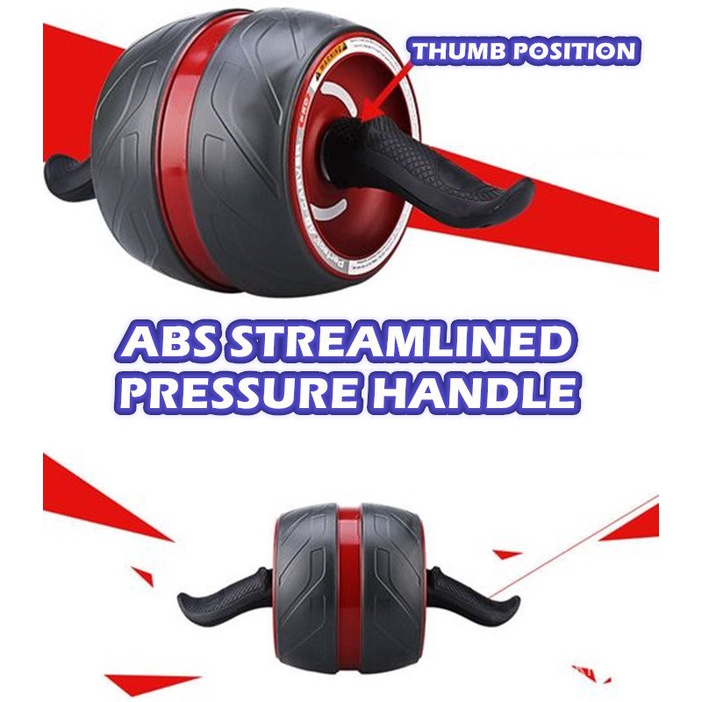 Pro Abdominal Giant Roller Wheel with Knee Pad Six Packs Care Core ...