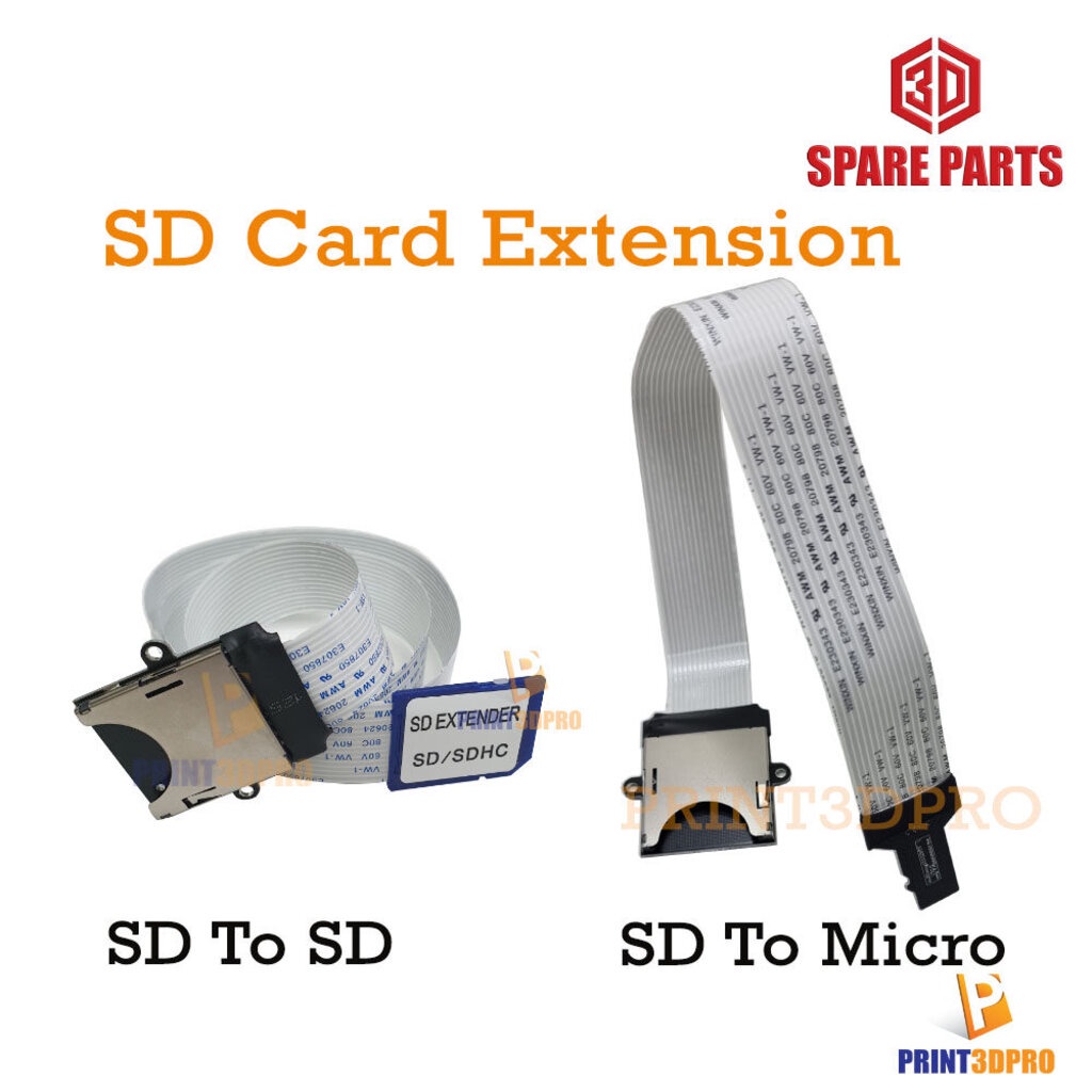 3D Accesseries SD Card Extension Cable Connection SD Card To SD Card ...