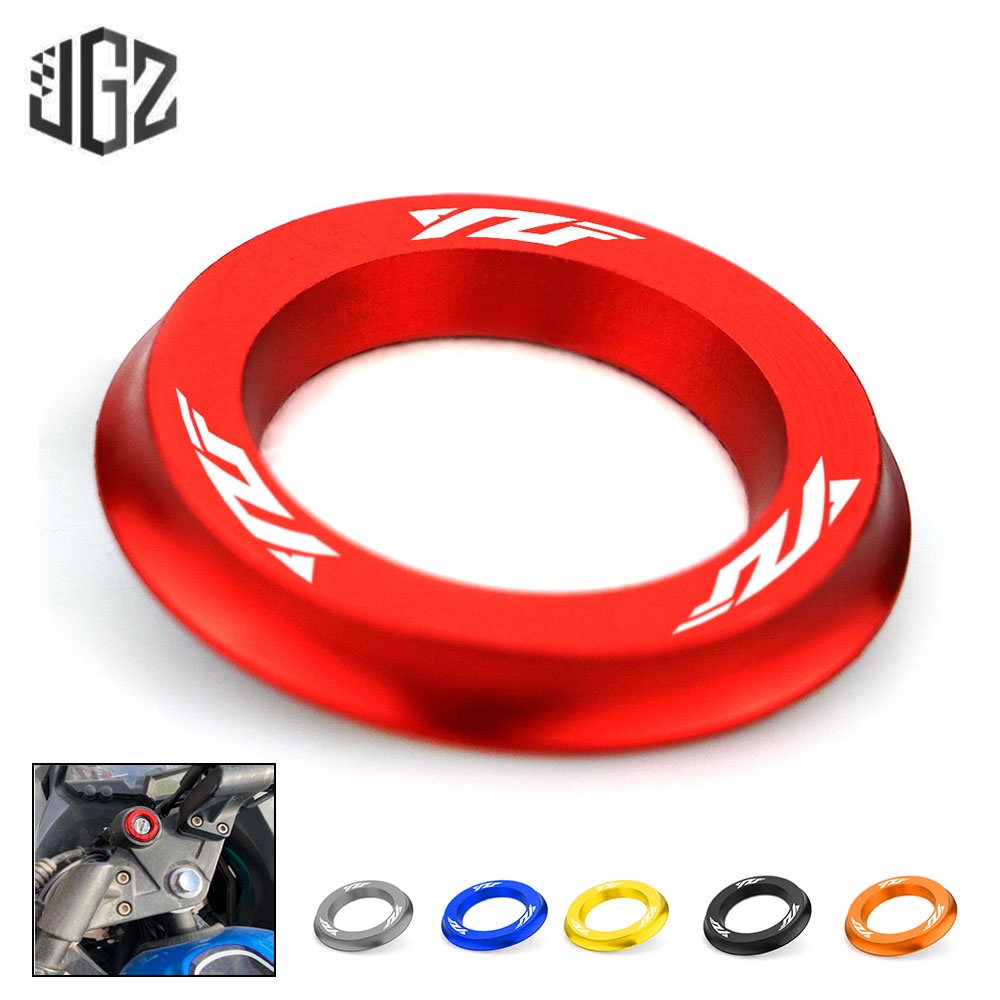 ปรับโฉม&Motorcycle CNC Ignition Switch Cover Ring Circle Cap For Yamaha ...