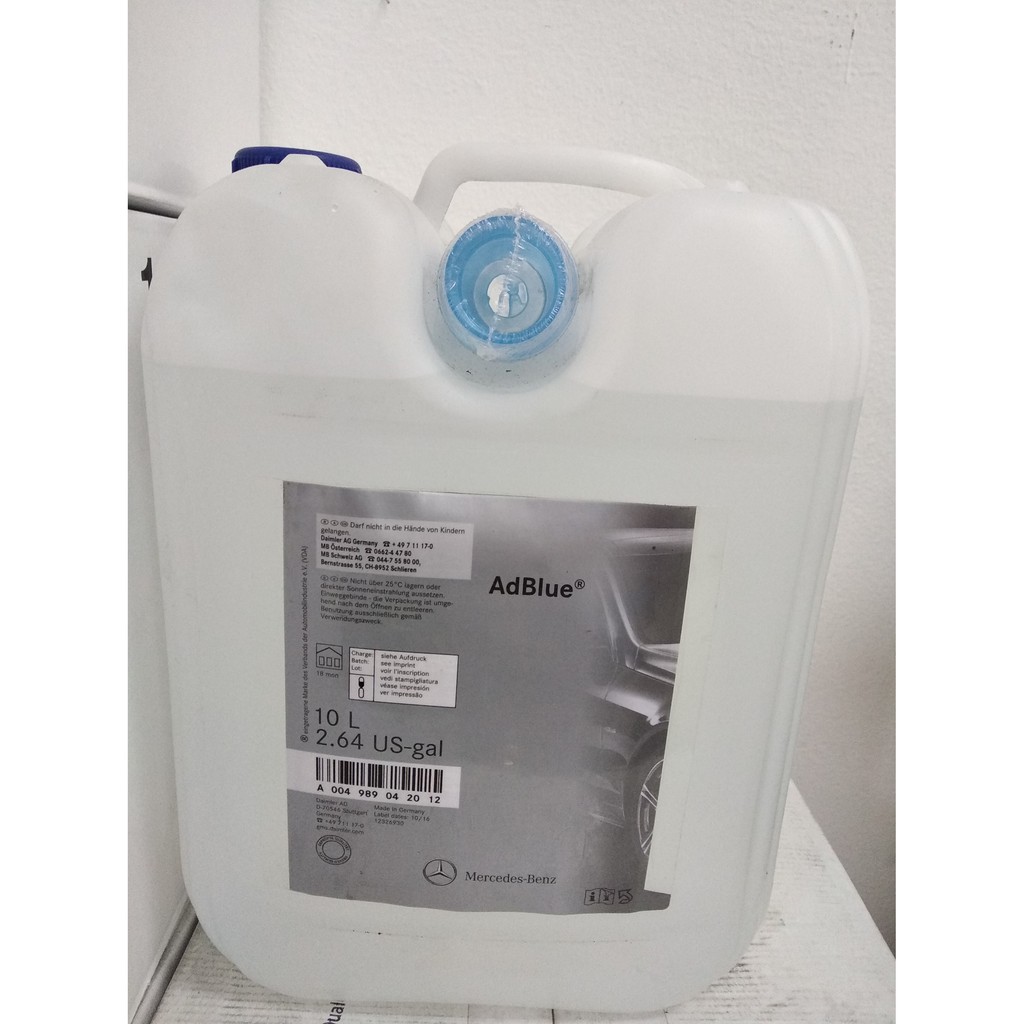 น้ำยาแอดบลู ADBLUE สำหรับรถเครื่องยนต์ดีเซล ของแท้นำเข้าจากเยอรมัน ...