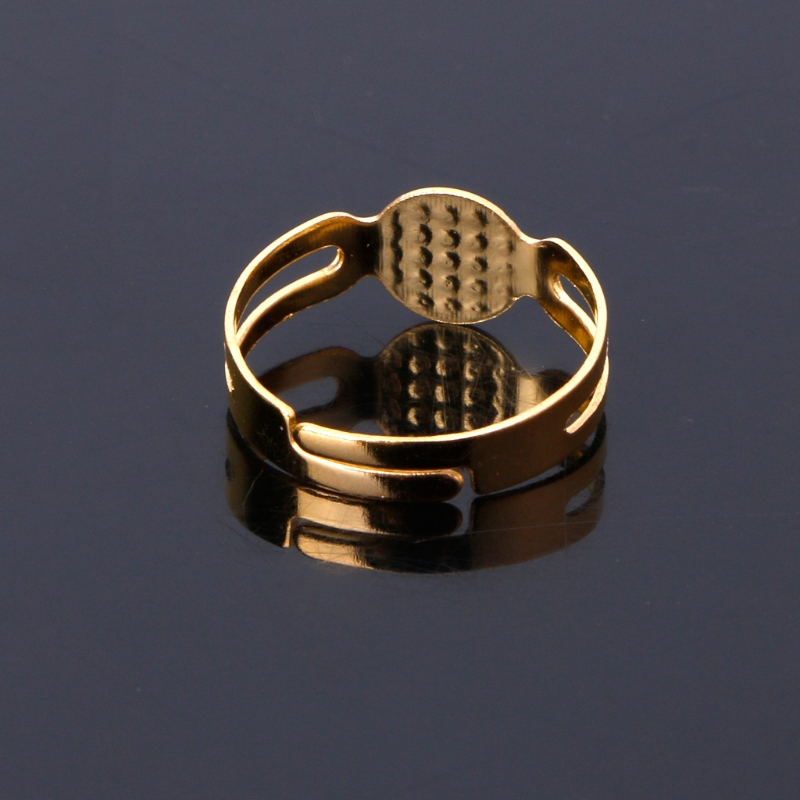 INF 10PC/Lot 8mm Flat Ring Metal Flat Ring Base Blank Findings Glue On ...