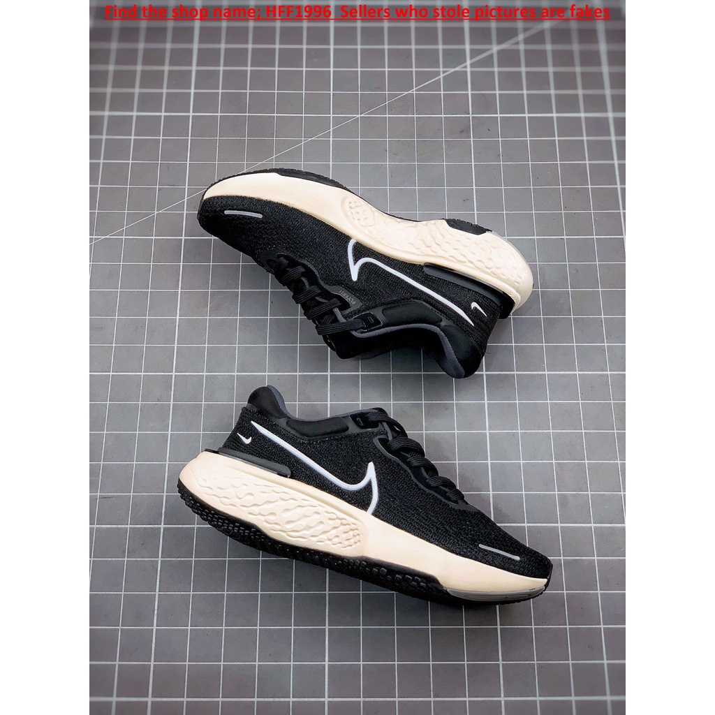 (HY)(HFF 1996) Nike ZoomX Invincible Run FlyKnit รองเท้าวิ่งสีขาวดำ ...