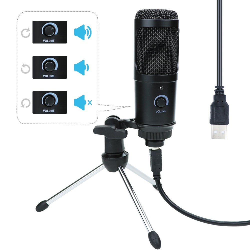 BProfessional Condenser Microphone PC Studio USB Microphone for ...