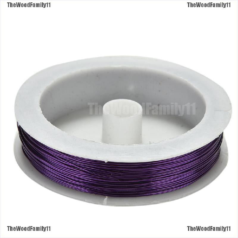 TWF 40m Iron Craft Wire 0.5mm Spool Soft DIY String Jewelry Craft Metal ...