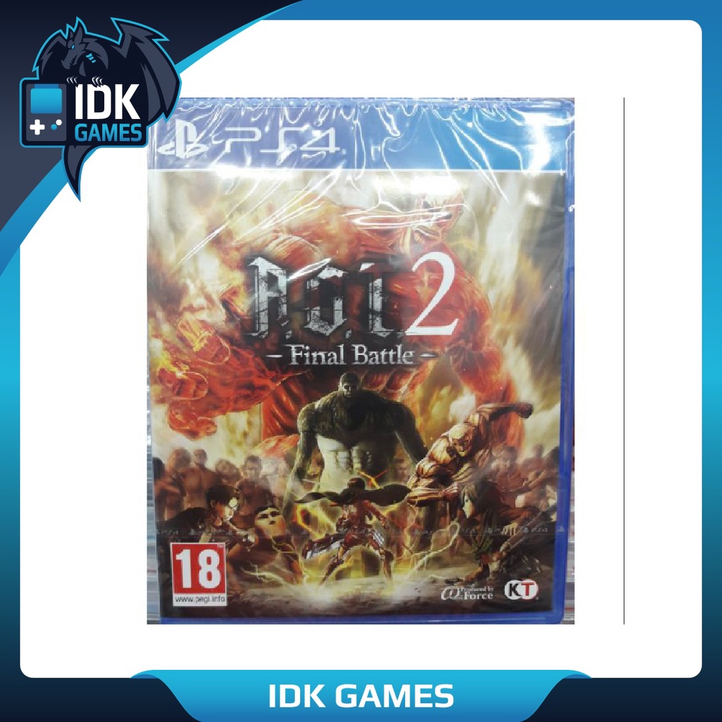 PS4 มือสอง : ATTACK ON TITAN 2 : FINAL BATTLE / A.O.T. 2 : FINAL BATTLE ...