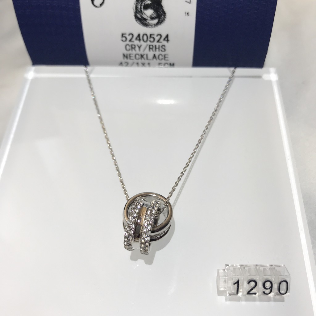 Swarovsk สร้อยคอจี้แหวนคู่สําหรับผู้หญิง 5240524 - hktoth.th - ThaiPick