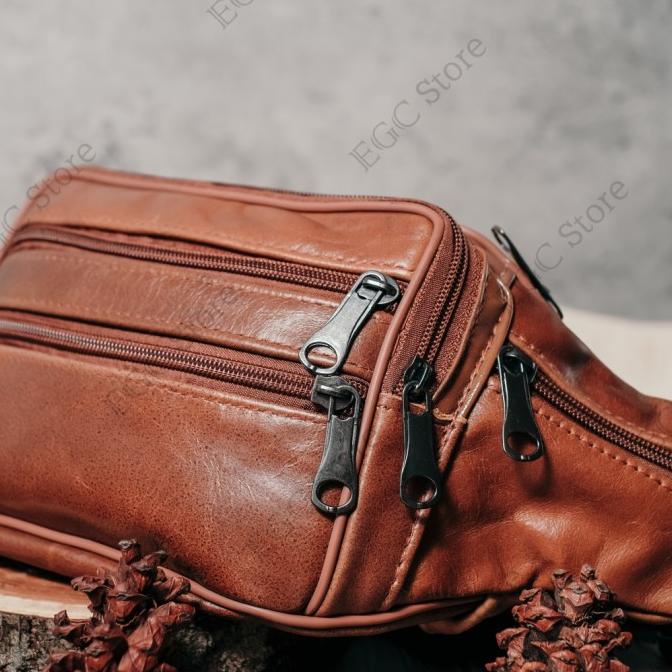 กระเป๋าคาดเอว หนังวัวแท้ สําหรับผู้ชาย - LKA - 1 - ilham78io1p.th ...