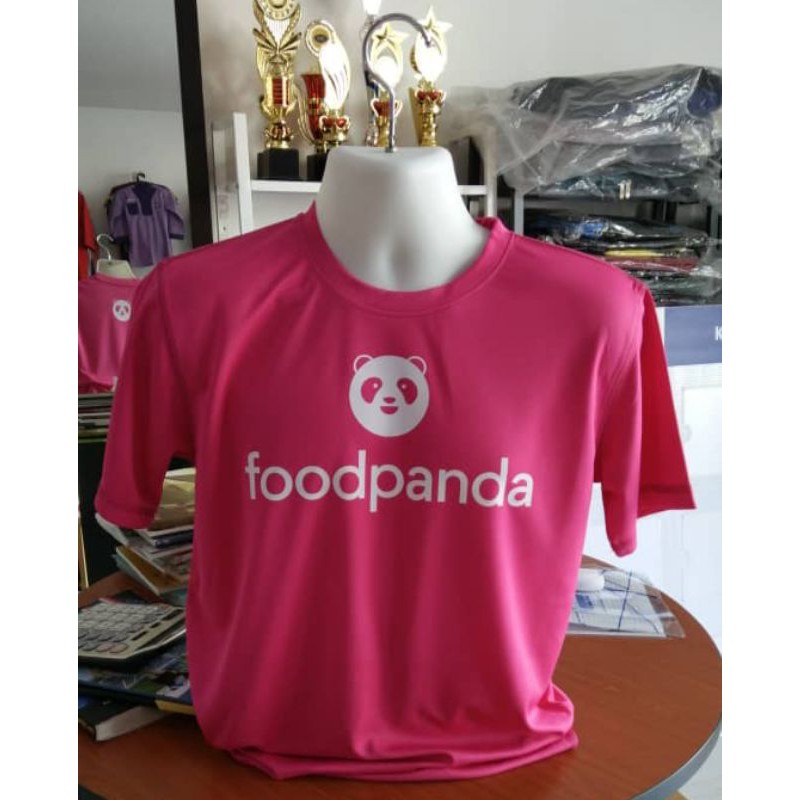 BAJU FOOD PANDA COTTON SHIRT FOODPANDA [Ready Stock]/SHORT & LONG ...