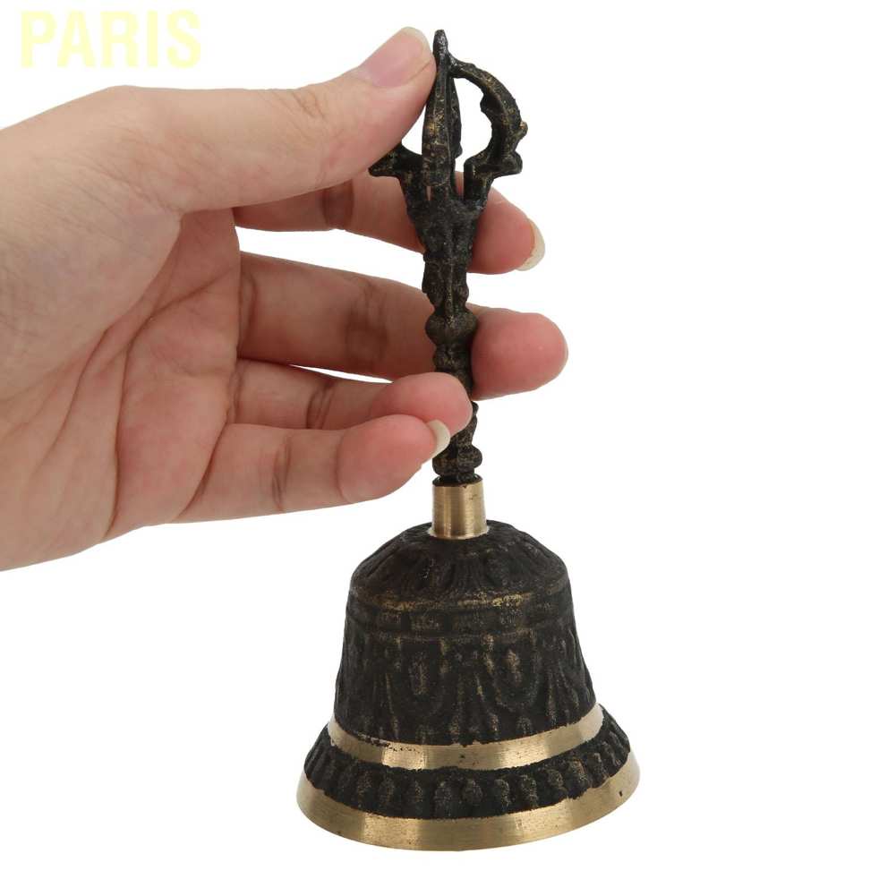 Paris Rattle Retro Relief Hand Cranked Old Buddhist Meditation Bells ...