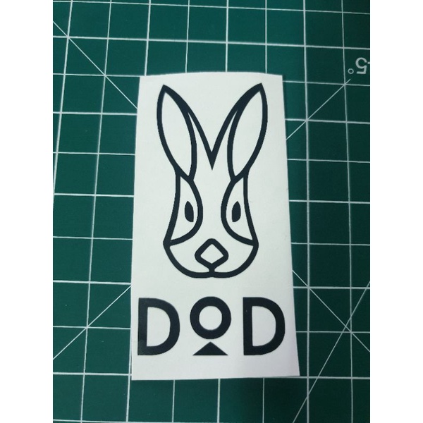 สติ๊กเกอร์ Dod ขาวและดำ 3M สะท้อนแสง ทนแดด ทนฝน ไม่ซีด - kaew_carbon ...