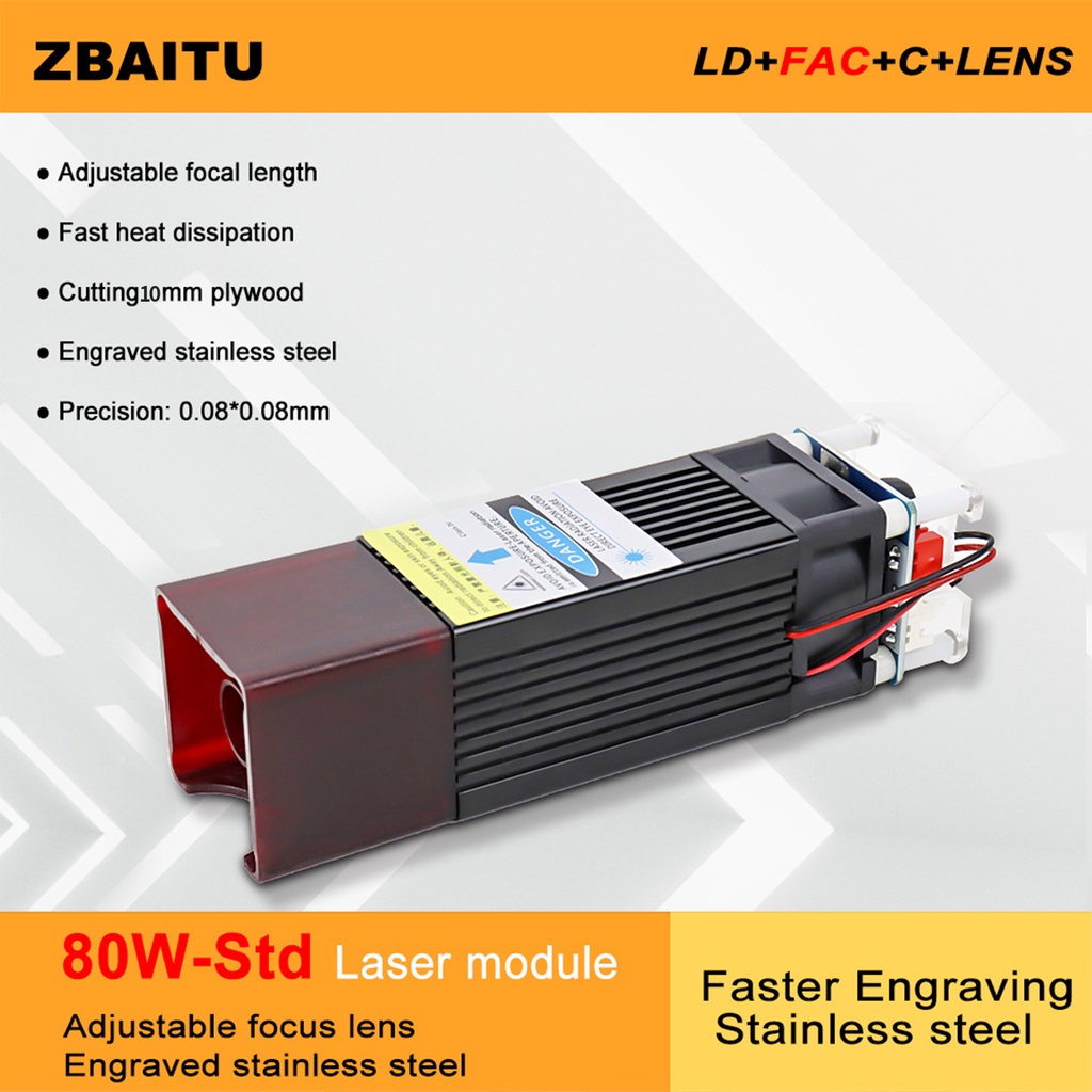 ของแท้ 100 10W Laser Module for M81 M37 Laser Carving Machine Precise ...