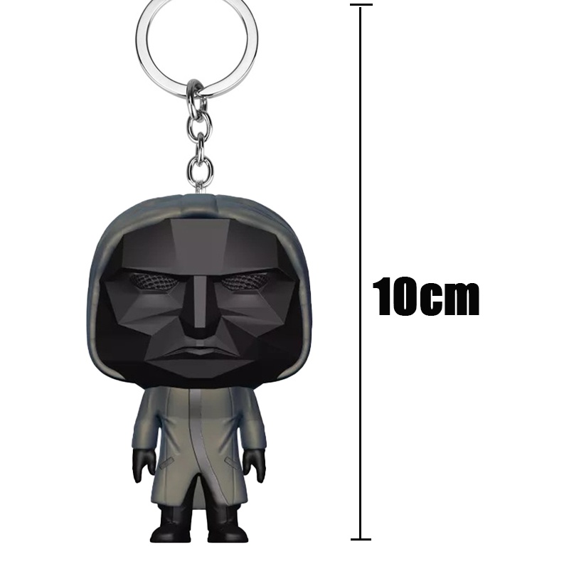 ตุ๊กตาจี้Squid Game Mask Men Women And Children Toys Key Buckle Cosplay ...