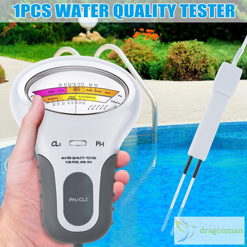 Portable Digital Monitor Ph Water Tester Meter Analysis Chlorine ...