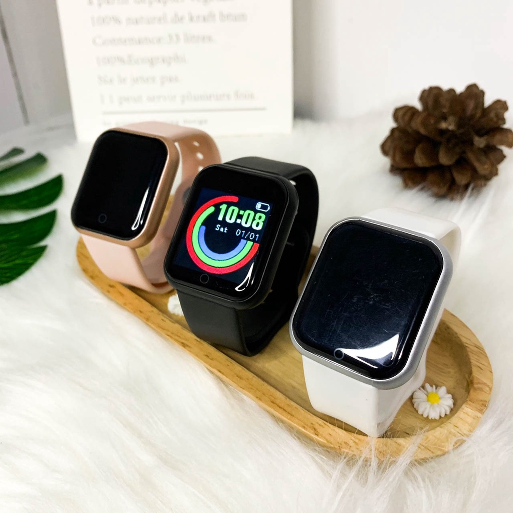 Smart Watch Y68 นาฬิกาอัจฉริยะ หน้าจอสวย บลูทูธ จอทัสกรีนลื่น สำหรับ ...