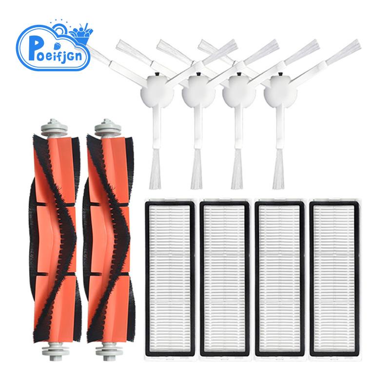 10 Pcs Main Brush Side Brushes Filters For Xiaomi Mijia 1c Stytj01zhm