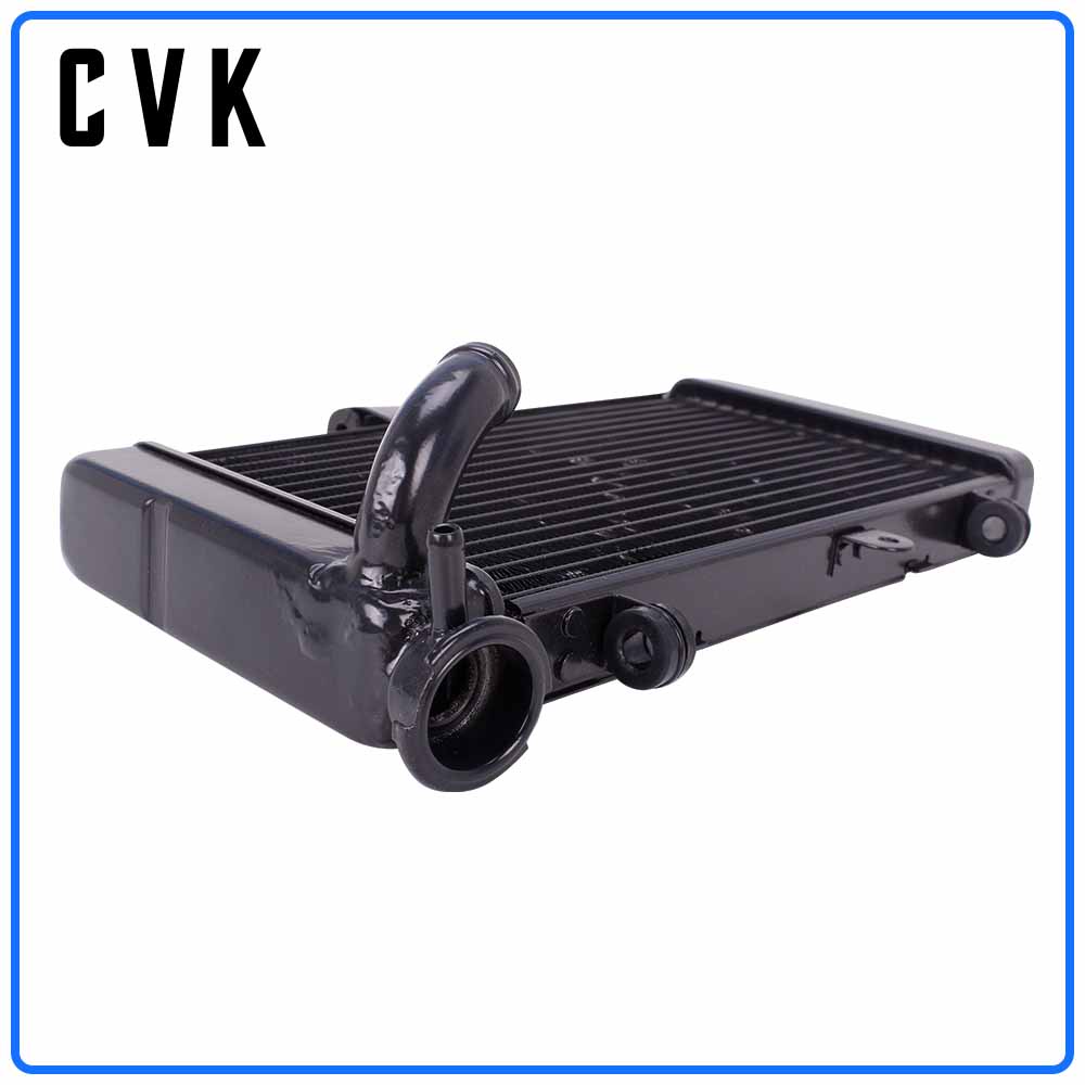 CVK Motorcycle Aluminium Black Radiator Cooler Cooling Water Tank For ...