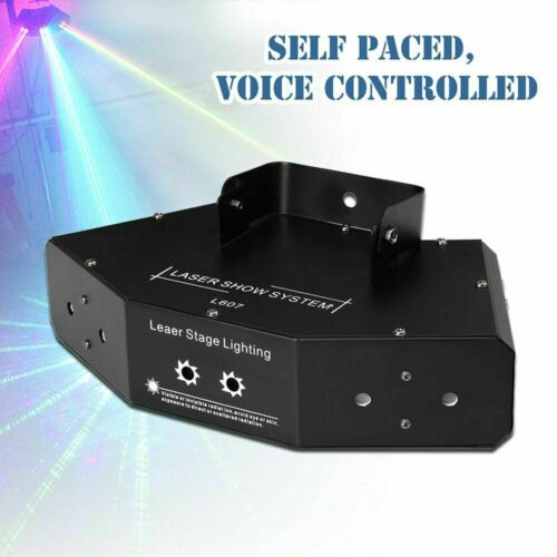 โคมไฟ Led RGB โปรเจคเตอร์แสงเลเซอร์สําหรับติดตกแต่งเวที DMX - mookis3 ...