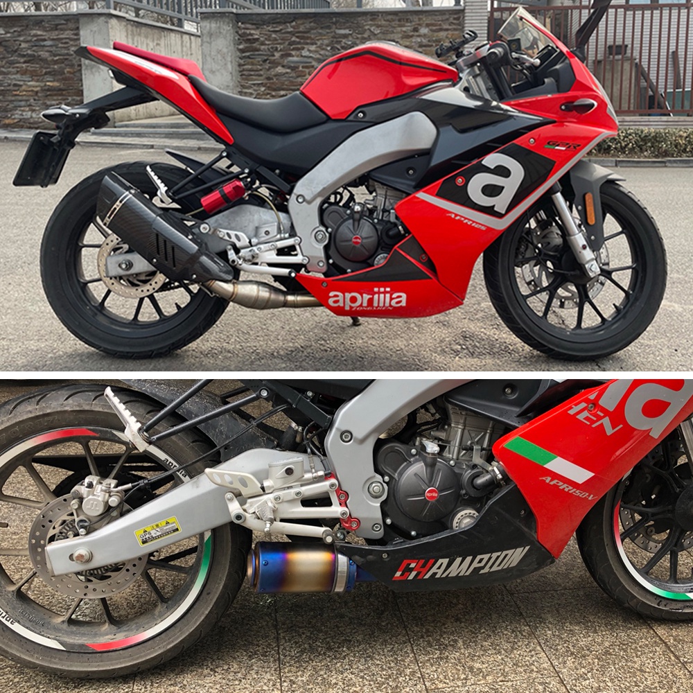 สำหรับ Aprilia GPR 125 GPR 150 รถจักรยานยนต์ไอเสีย Escape MOTO ดัดแปลง ...