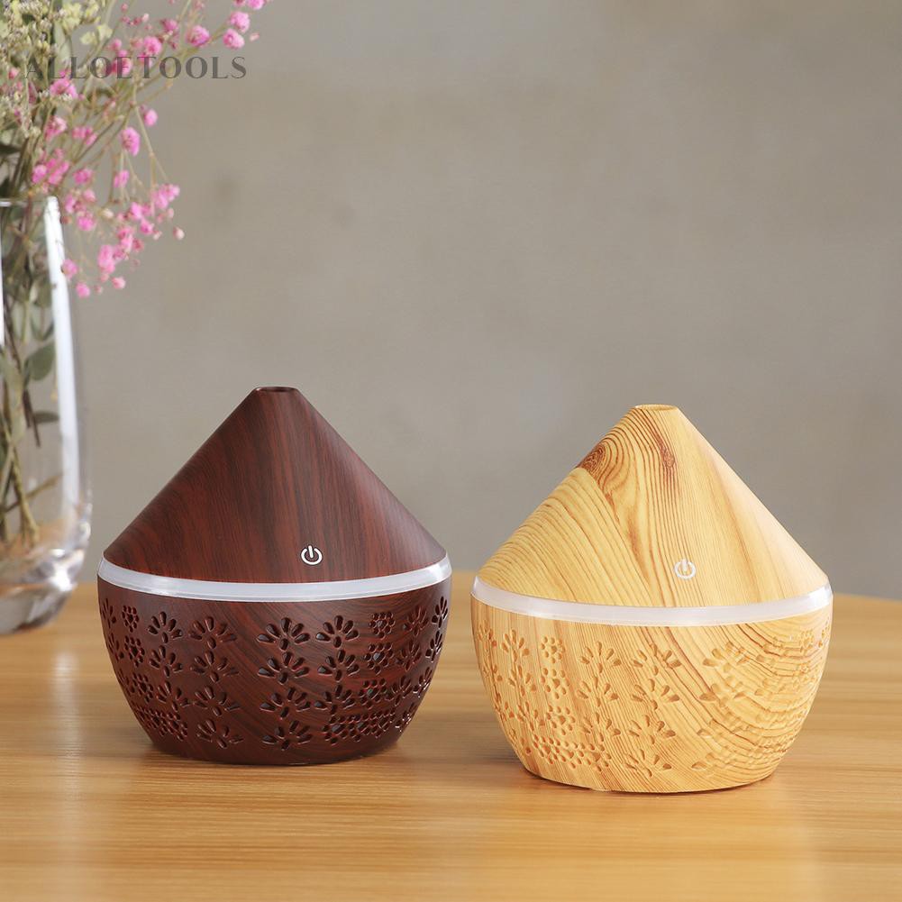 ciflying 130ML Wood Grain Air Humidifier USB Ultrasonic Humidifier Air ...