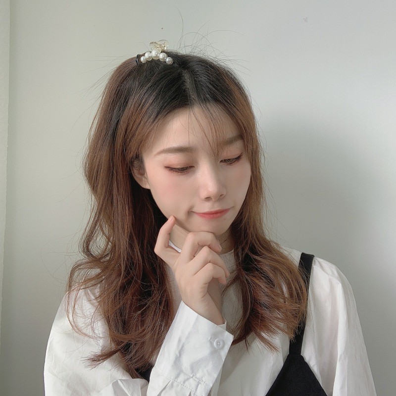 Elegant Cross Pearl Grab Big Tail Spoon Grab - kiki824.th - ThaiPick