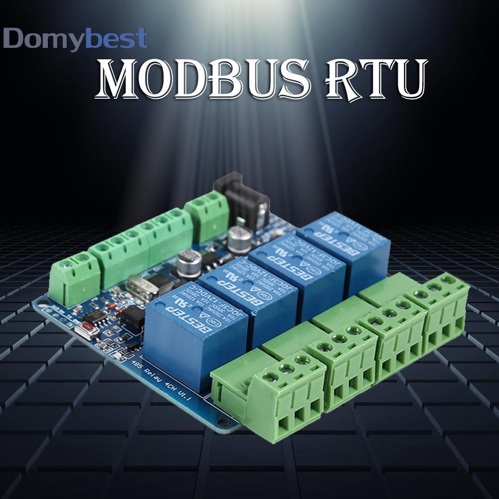 โมดูลรีเลย์สวิตช์ 485 d - cny modbus rtu 4 way - domybest.th - ThaiPick