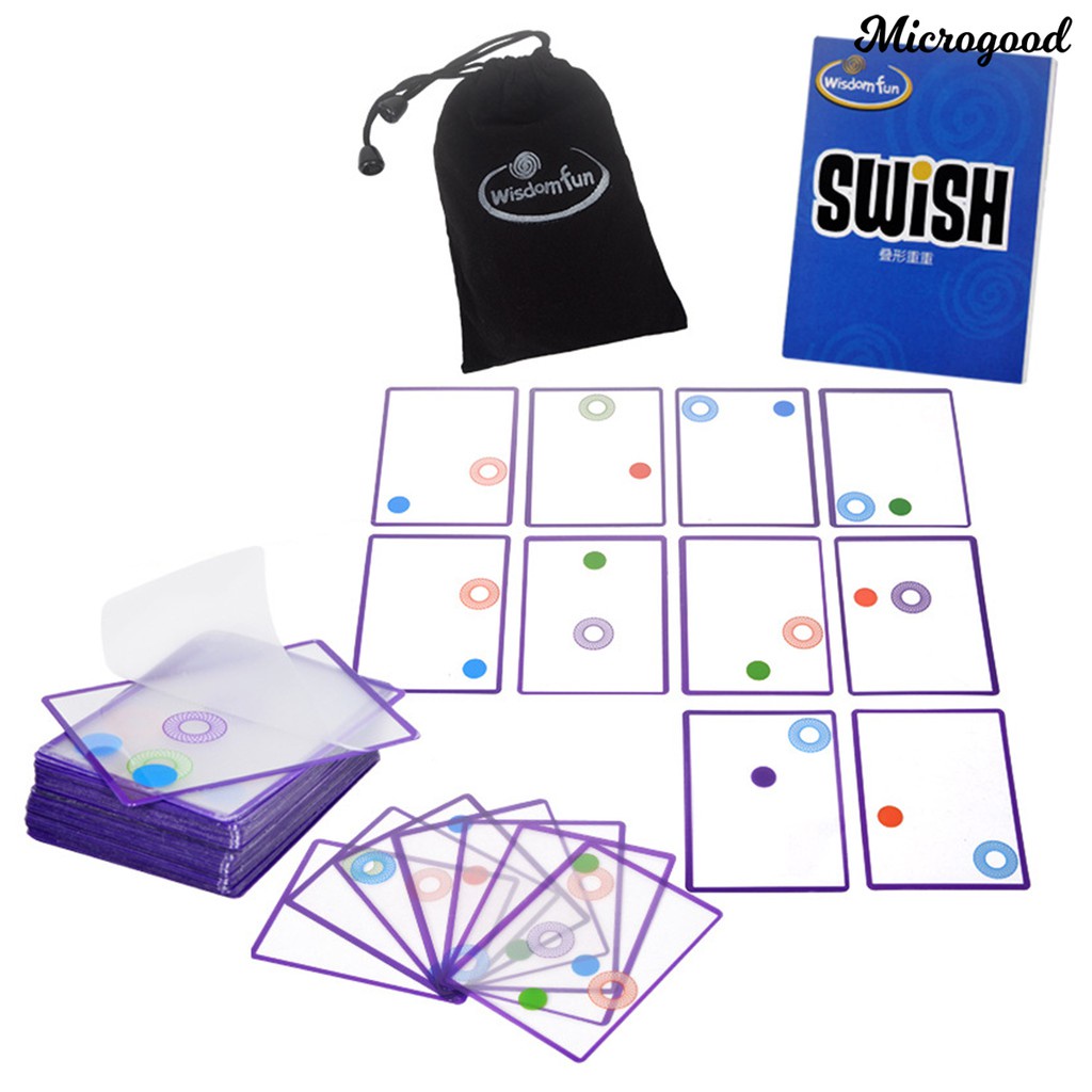 ღMicrogood Swish Card Board Game Logical Thinking Intellectual Toy Kids ...