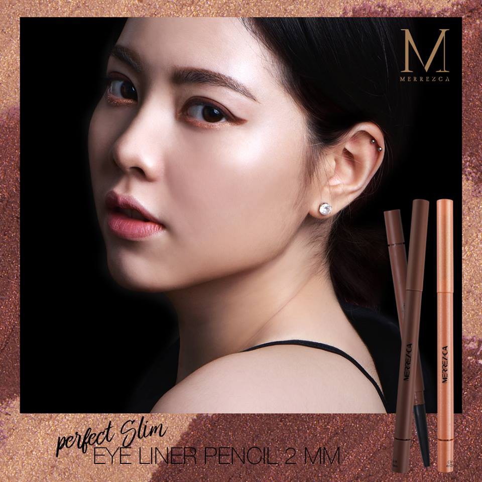 สอเขียนคิ้ว merrezca Merrezca perfect slim eyeliner pencil ดินสอไลเนอร์ ...