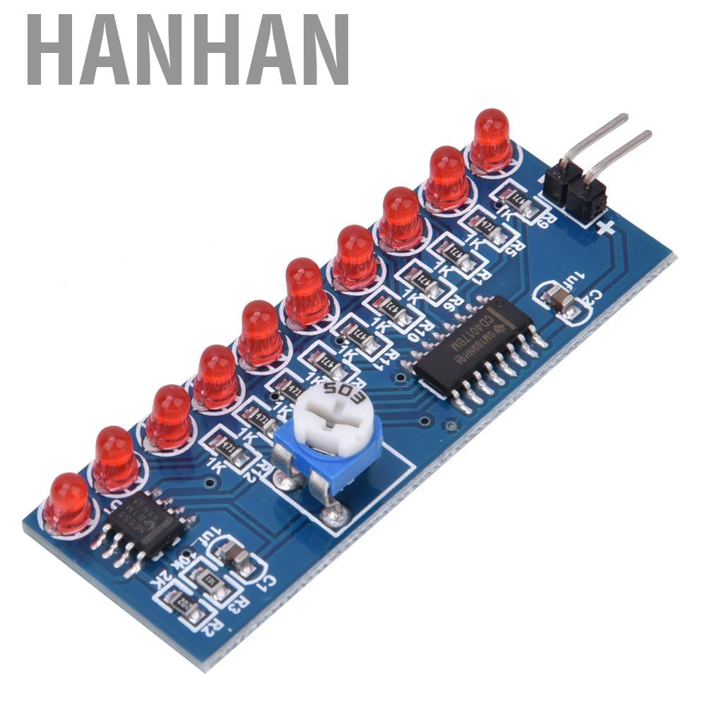 Hanhan Ne555 + Cd4017 โมดูลการไหลของน้ําไฟ Led 2 ชิ้น - hanhan.th - ThaiPick