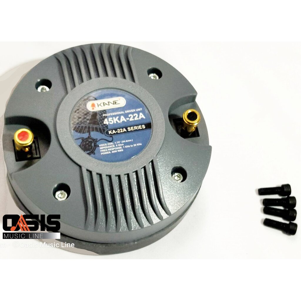 (1ดอก) ไดเวอร์ยูนิต เสียงแหลม KANE 45KA-22A Driver Unit ยึดน๊อต เสียง ...