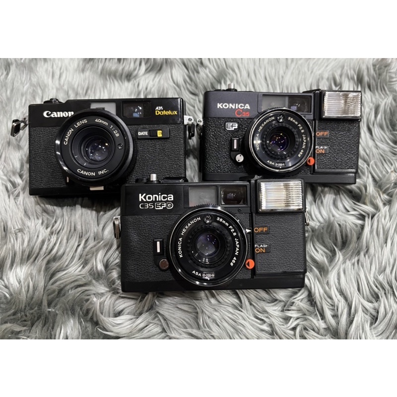กล้องฟิล์ม Konica C35 AF(auto focus ) EF, EFD, คอมแพค Canon A35 ...