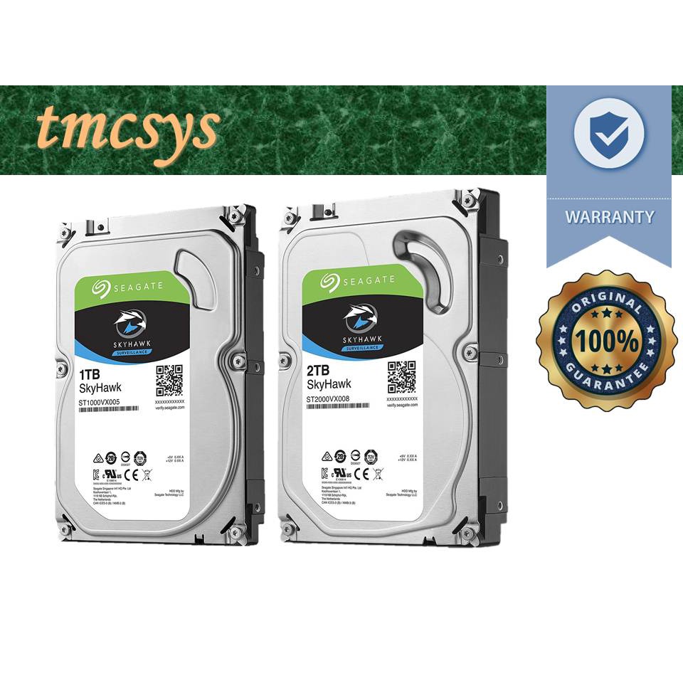 Seagate Skyhawk Harddisk 4 TB 35 MFI HDD CCTV Medusa 4TB Hard Disk - 93b1_2dydr - ThaiPick