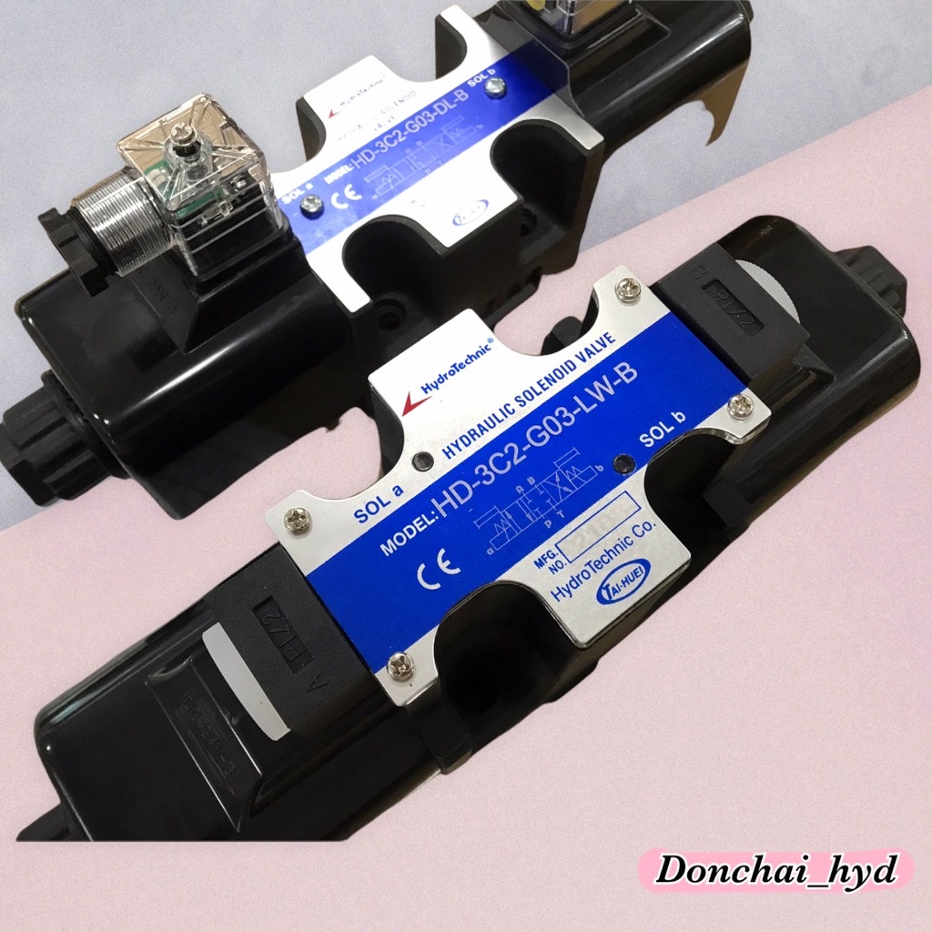 HD-3C2-G03 โซลินอยด์วาล์ว วาล์วทิศทาง โซลินอยด์น้ำมัน วาล์วไฮดรอลิก ...