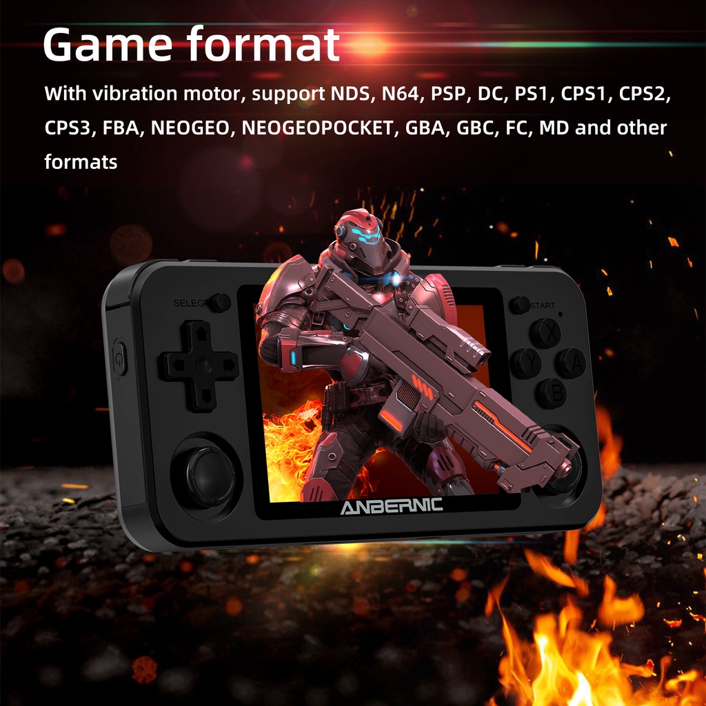 ANBERNIC RG351M Wifi PS1 Retro GAME Console 128G 10000 Games RG351P ...