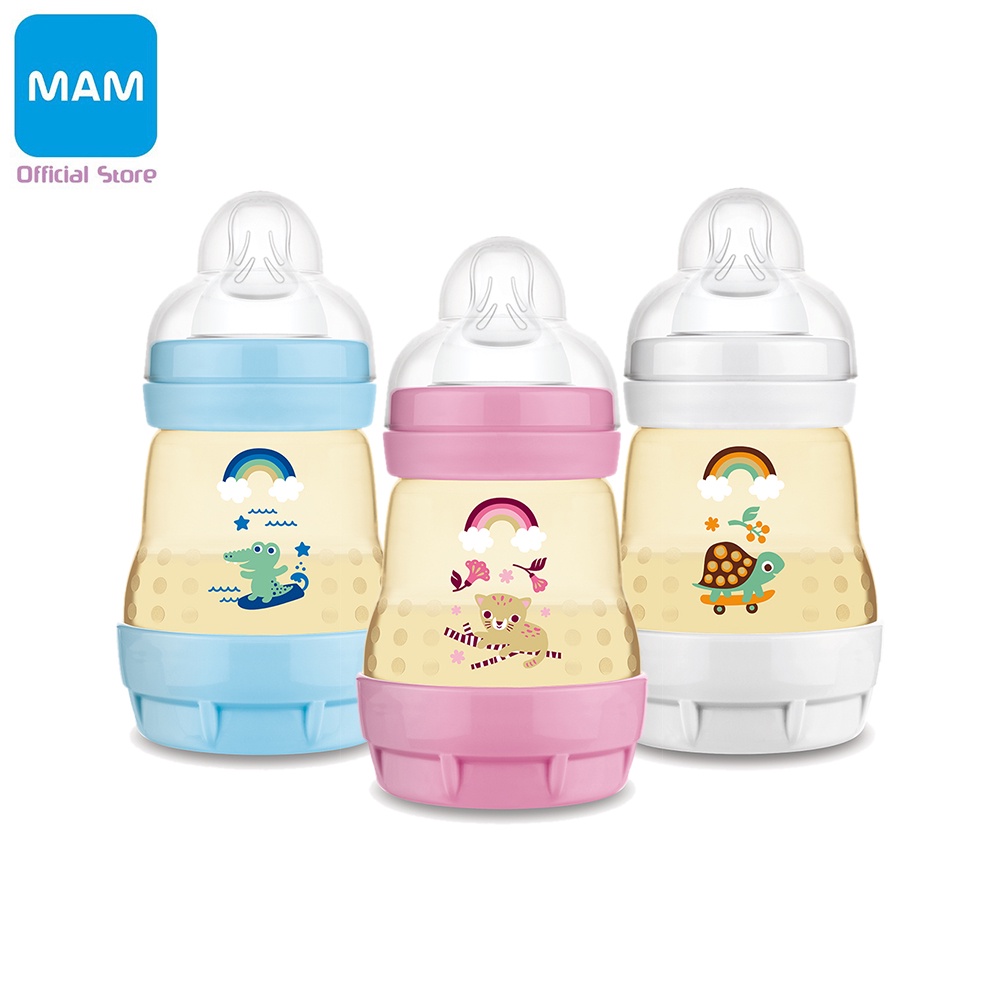 MAM PPSU ขวดนมป้องกันโคลิค ขนาด 5.5 ออนซ์ จุกเบอร์ 1( บรรจุ 1 ขวด )PS616 - mambabythailand ...