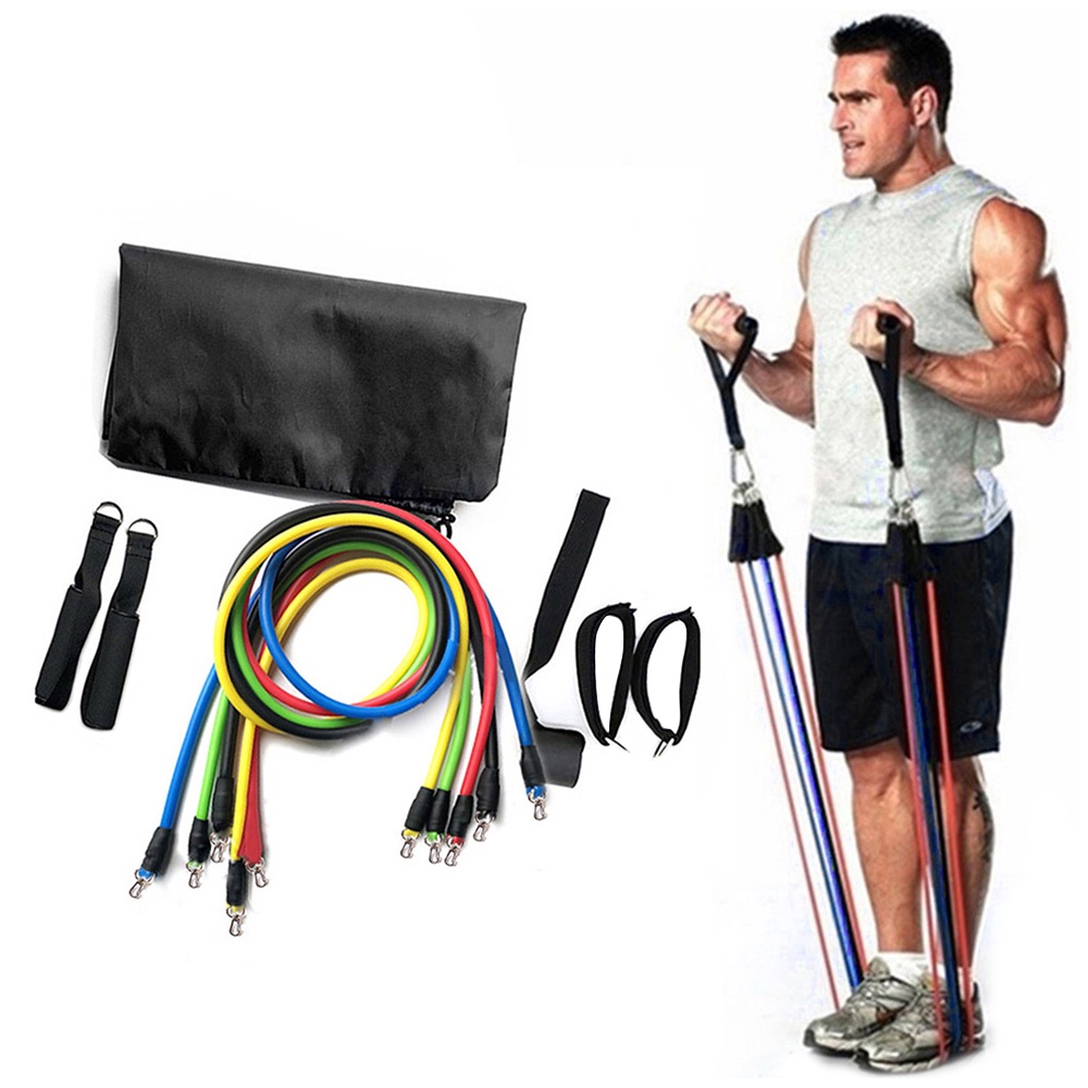 Fitness Pull Rope Durable TPE Stretch Arm Apparatus Yoga Training Bands ...