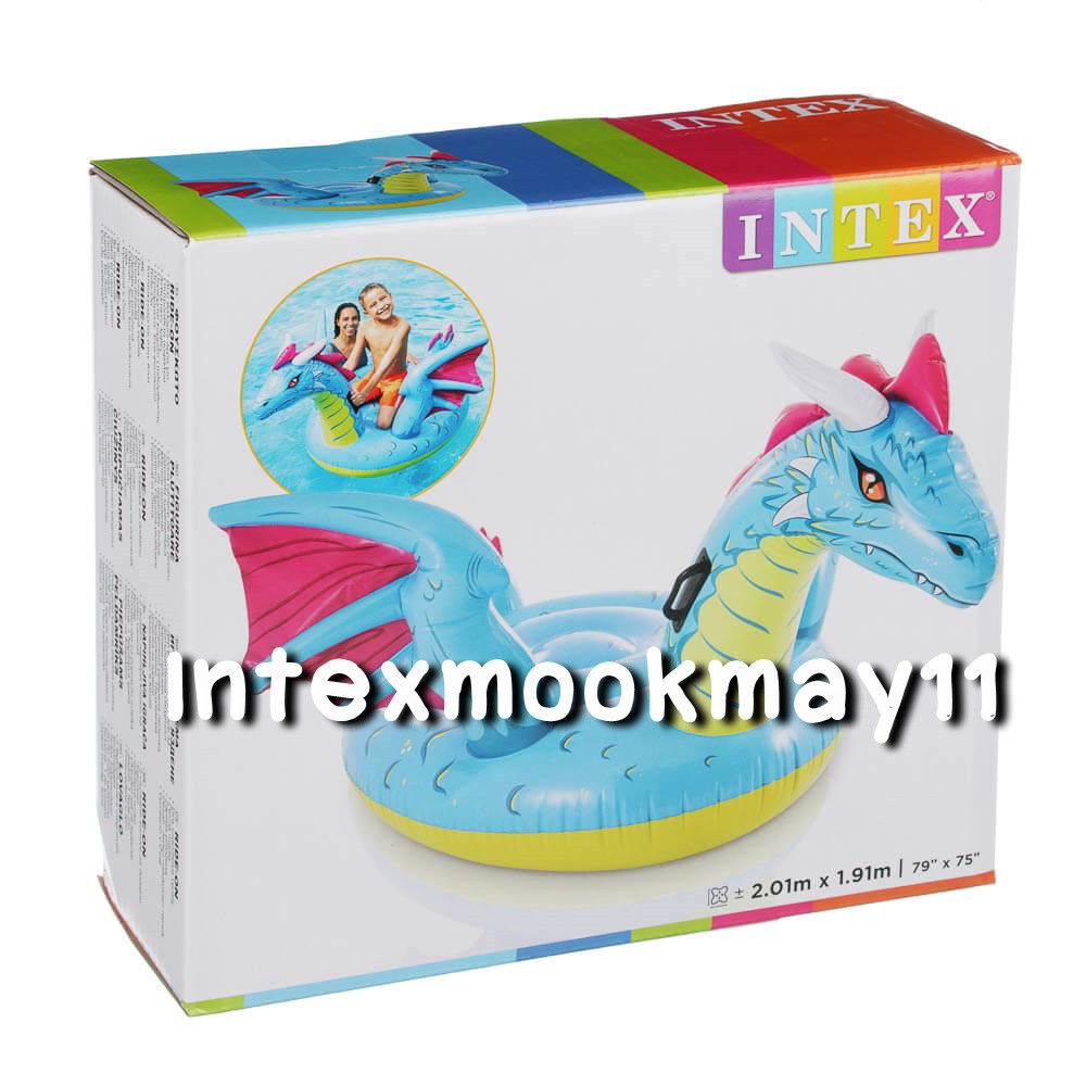 Intex 57563 แพยาง มังกรษ์ รุ่นใหม่ + สูบไฟฟ้า - mhooooo - ThaiPick