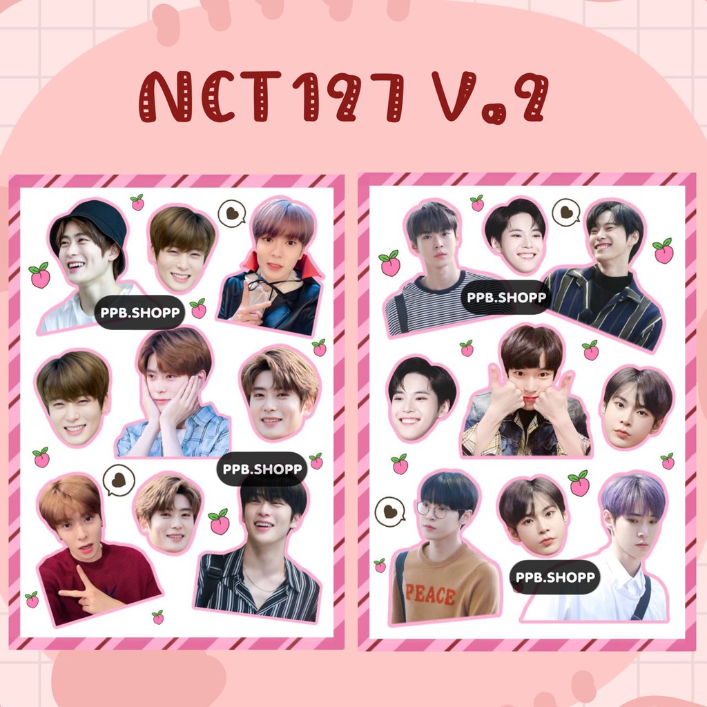 NCT127 v.2 สติ๊กเกอร์ไม่ไดคัท อ่านก่อนสั่งจ้า | Shopee Thailand