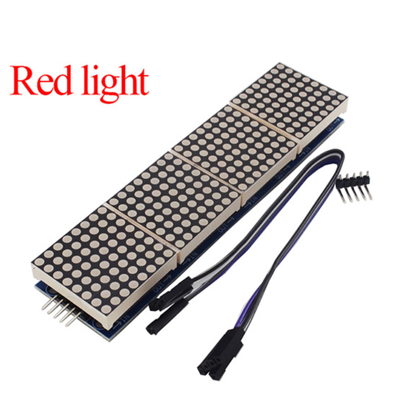 Max7219 Dot Matrix Module 4 In 1 Dot Matrix In One Display Module MCU ...