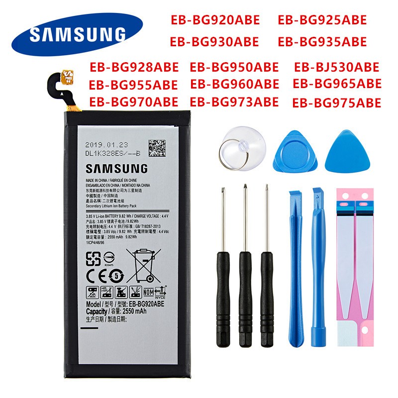 แบตเตอรี่SAMSUNG Orginal battery For Samsung Galaxy S6 S6 Edge/Plus S7 ...