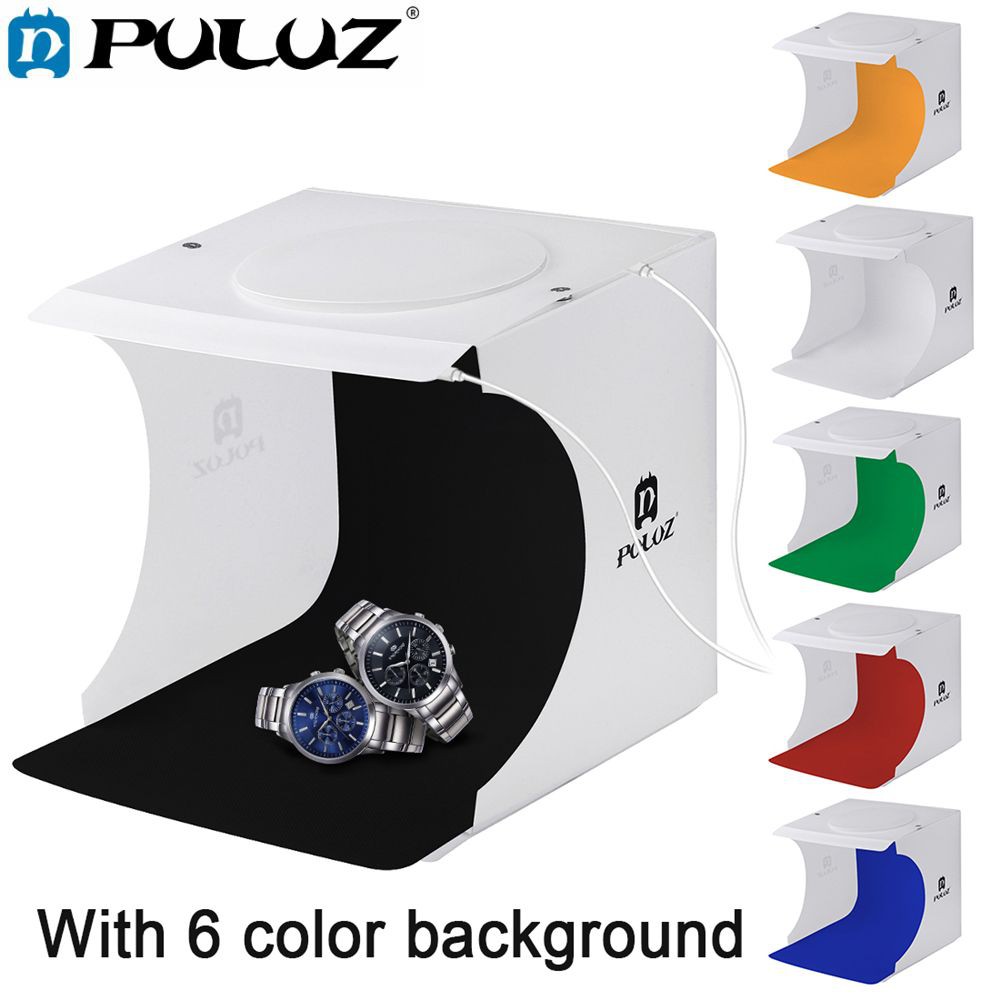 Hot New Shot Box Foldable Mini Studio Background Photo Light Room ...